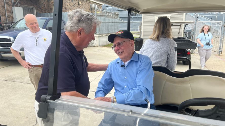 WWII vet returns to USS Alabama days after 99th birthday | News ...