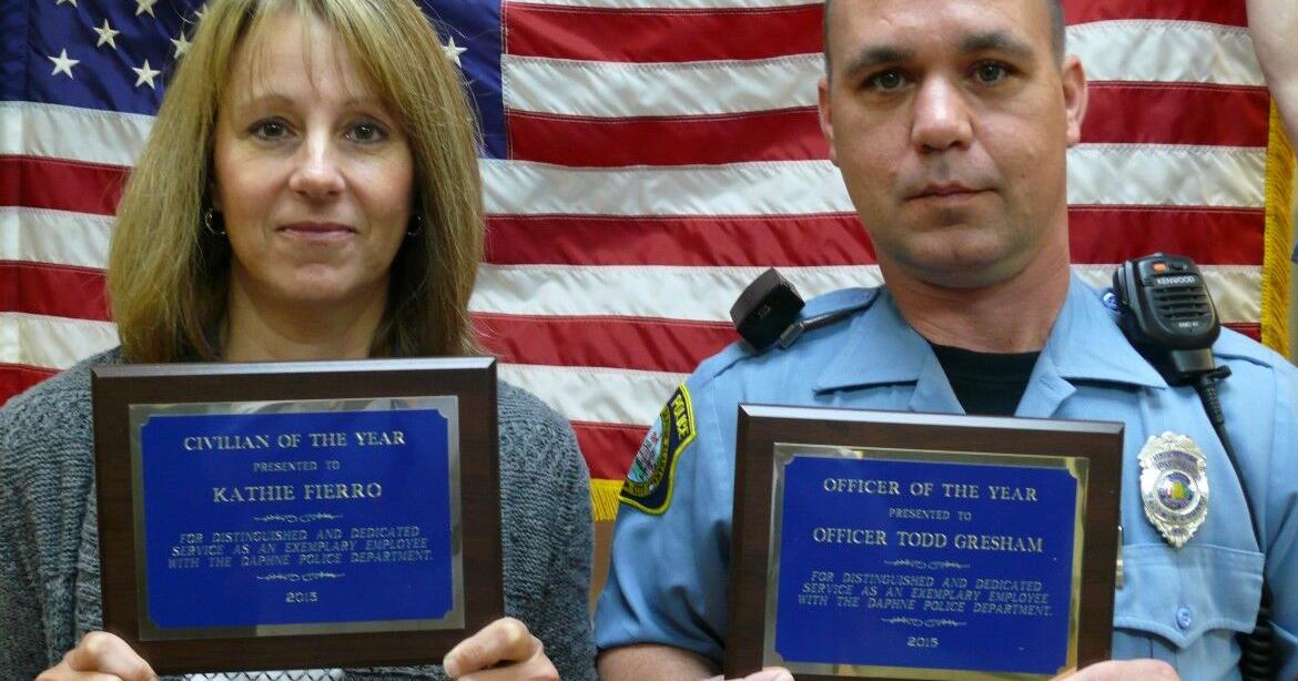 Daphne Police honor Officer, Civilian of the Year | News ...
