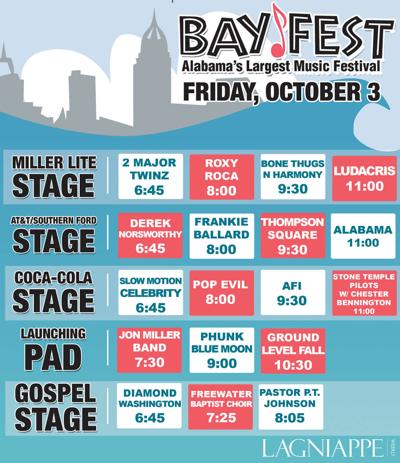 BayFest: Friday, Oct. 3 – Bios | Music Feature | lagniappemobile.com