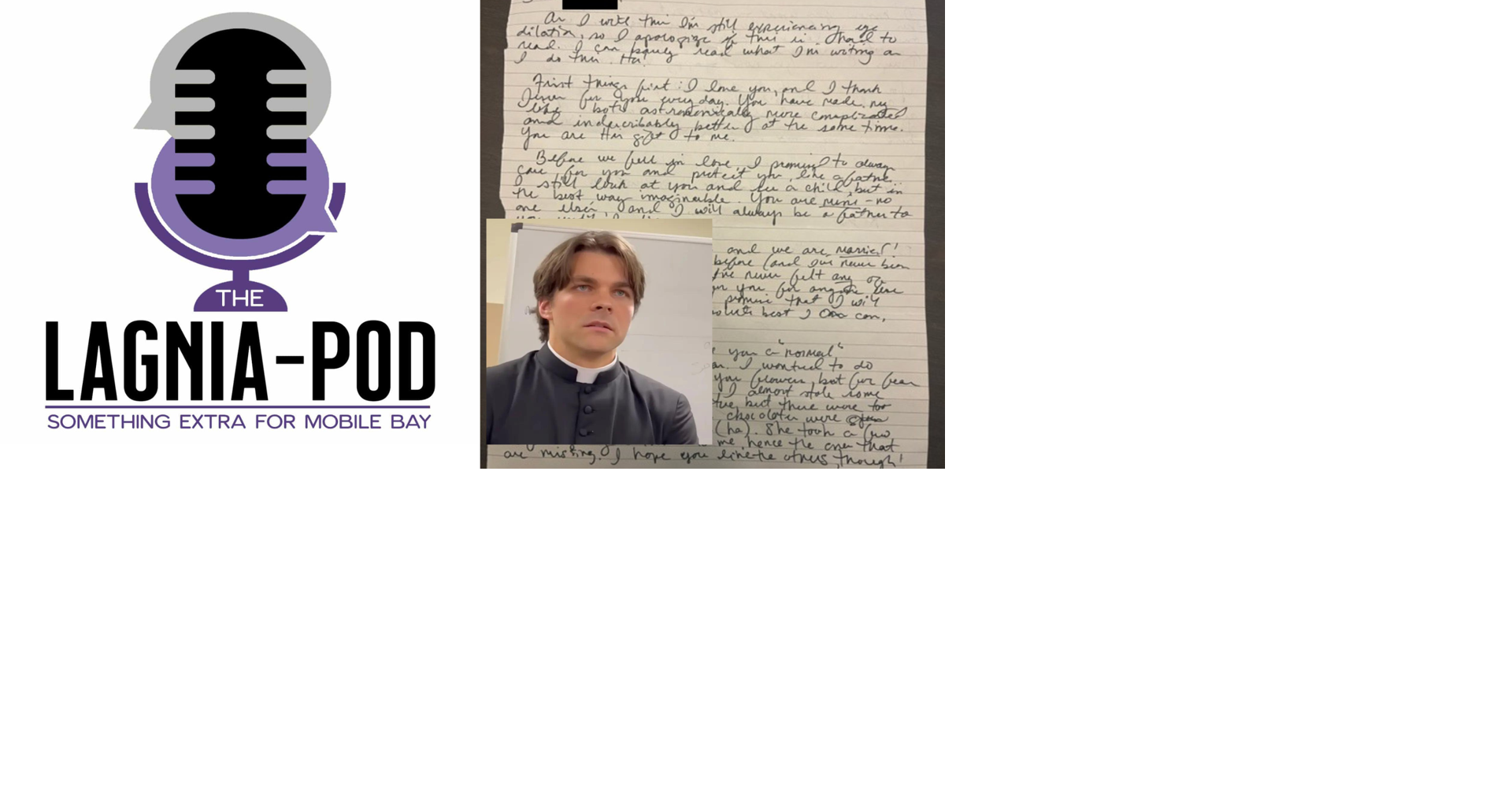 Podcast — Fr. Alex Crow's Letters | Local Podcast | lagniappemobile.com