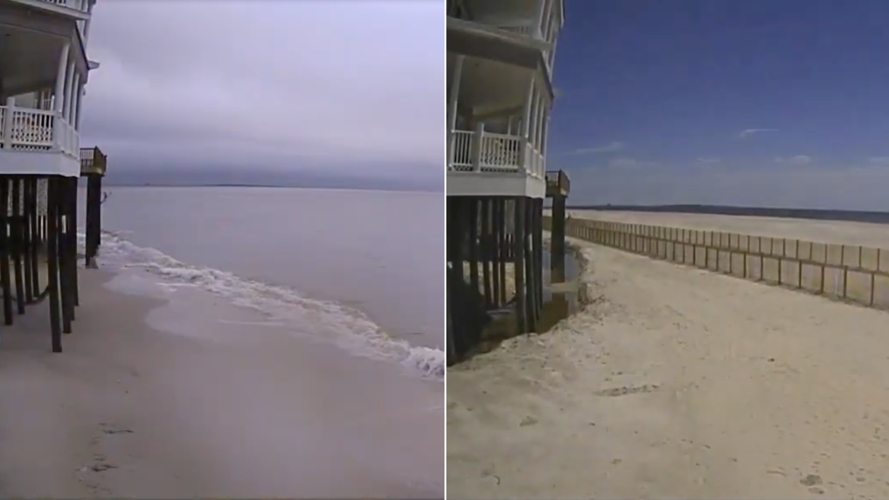 1.5 miles of beach restoration complete on Dauphin Island | News ...