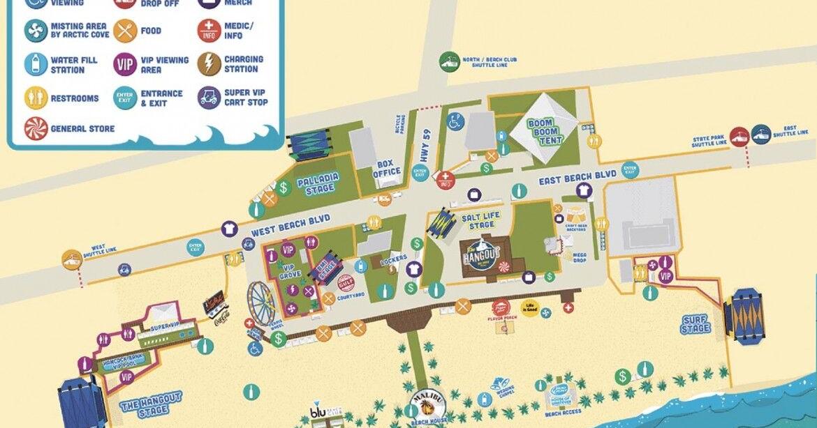 HANGOUT GUIDE: Site Map & Good Things to know | Music & Events ...