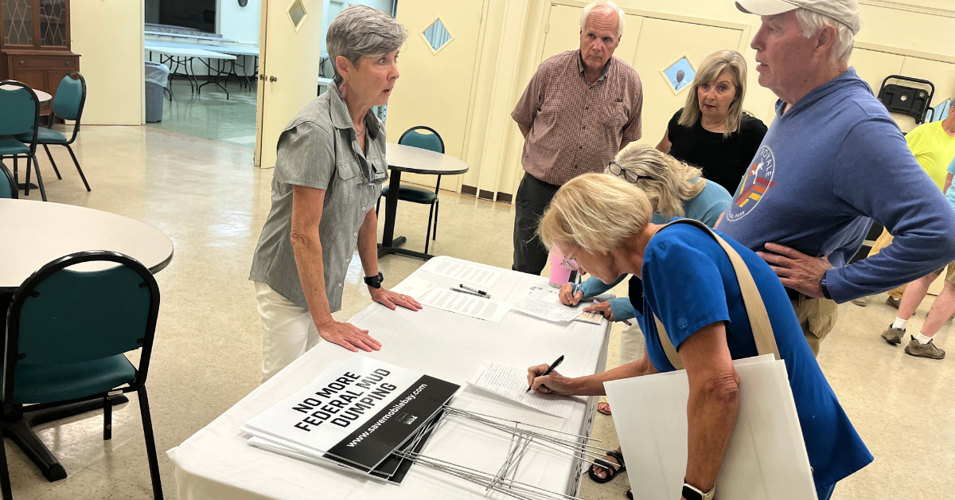 'No more federal mud dumping' — Standing room only at Baykeeper town ...