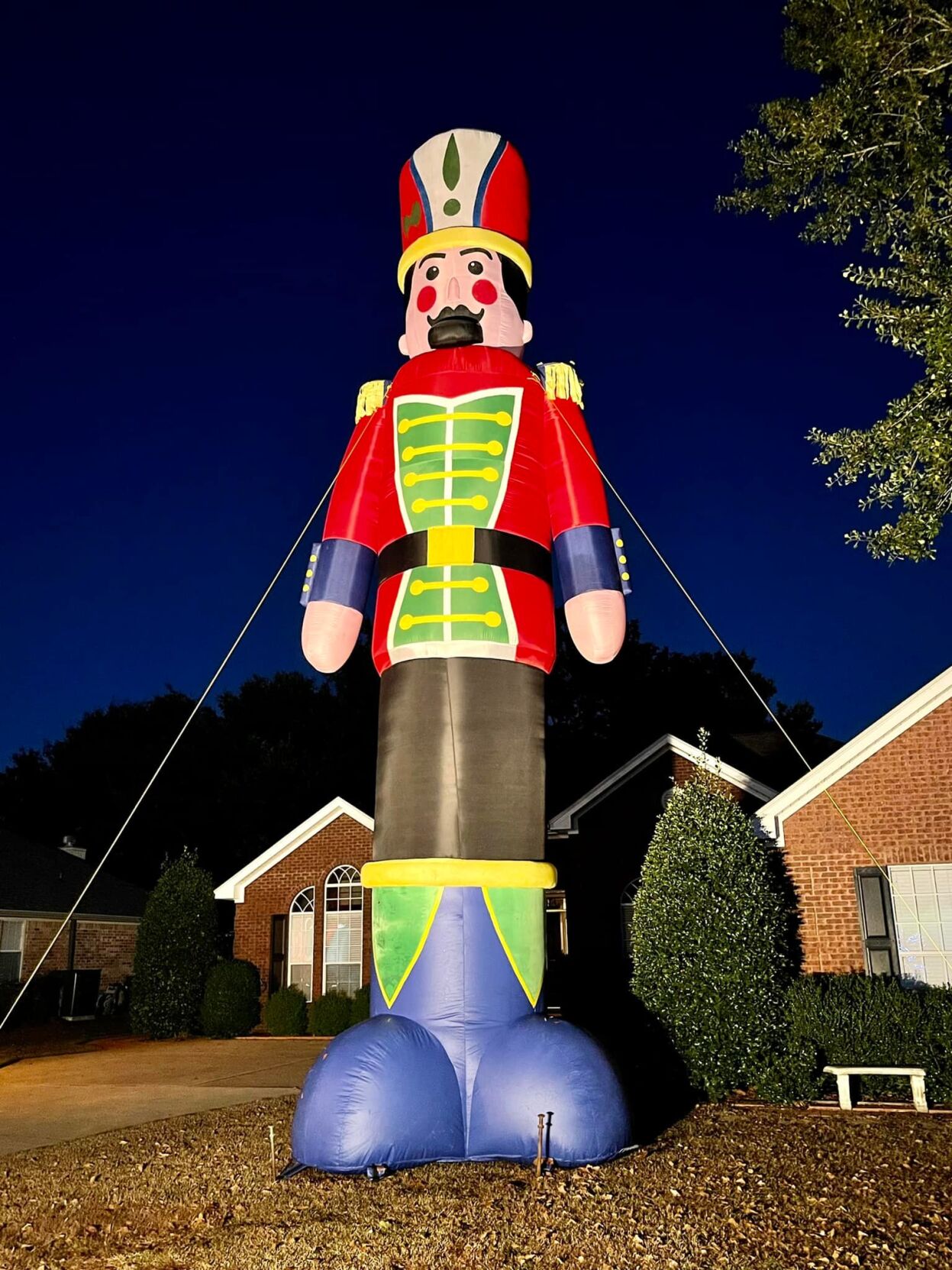 Daphne neighborhood charms with giant inflatable Christmas display ...