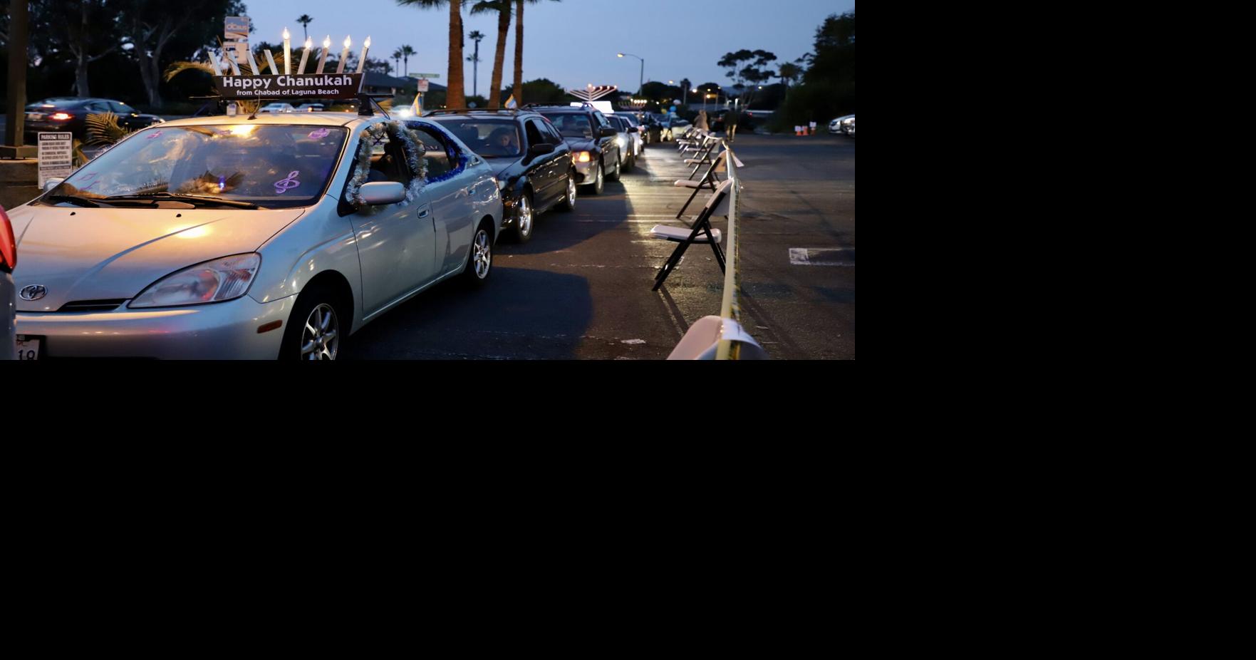 Photo Gallery: Car menorah parade shines bright in dark times | Do-not ...