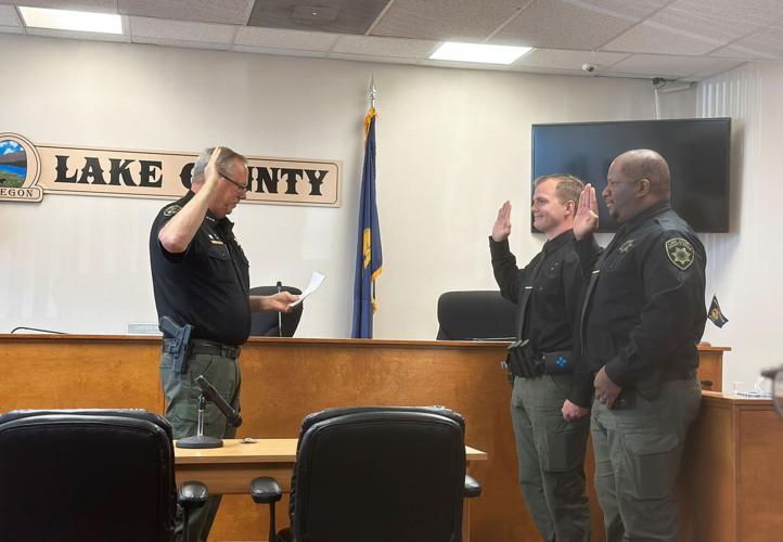 Sheriff swears in officers; updates from Commissioners meeting ...