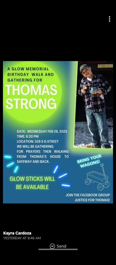 Justice for Thomas prayer gathering and walk Feb 26 | Food ...