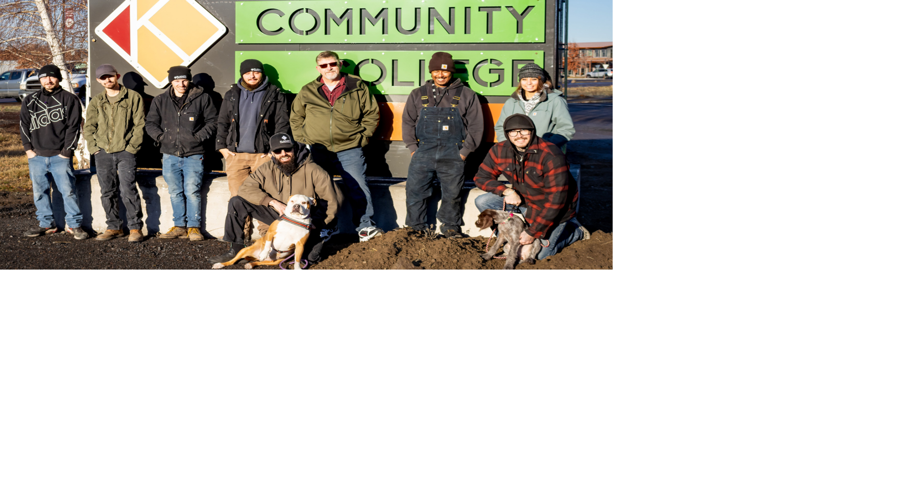 KCC students, staff collaborate to create new entryway sign ...