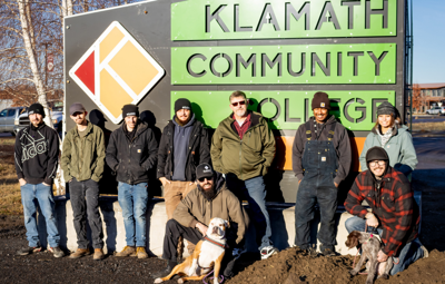 KCC students, staff collaborate to create new entryway sign ...