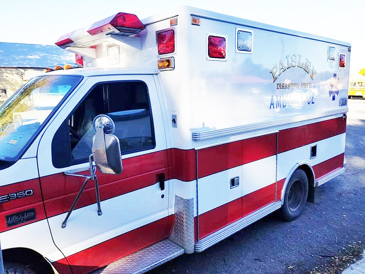Paisley Disaster Unit gets $14,000 for ambulance upgrades | News ...