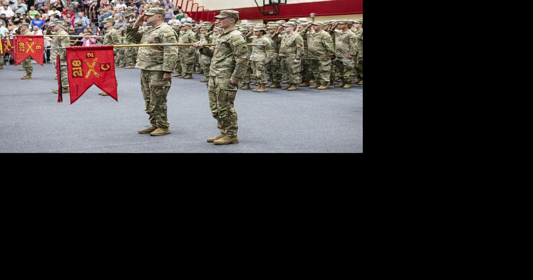 Mobilization Ceremony for the 2nd Battalion, 218th Field Artillery ...