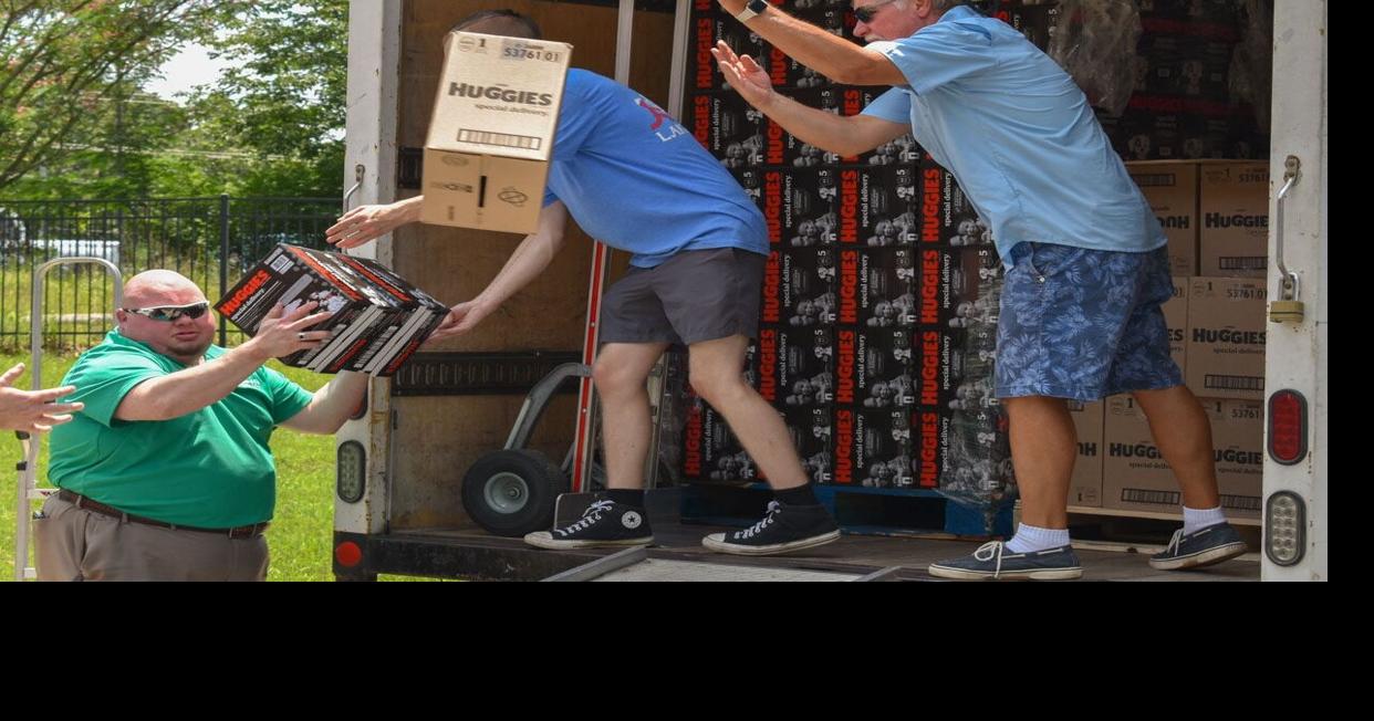 Massive Diaper Donation! Lake Area Businesses Roll Up Their Sleeves To ...