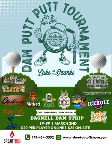 Dam Putt Putt Tournament To Support Shootout Offshore Hits The Strip ...