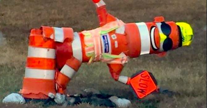 Barrel Bob, MoDot's Safety Mascot, Goes Up In Flames | Lake of the ...