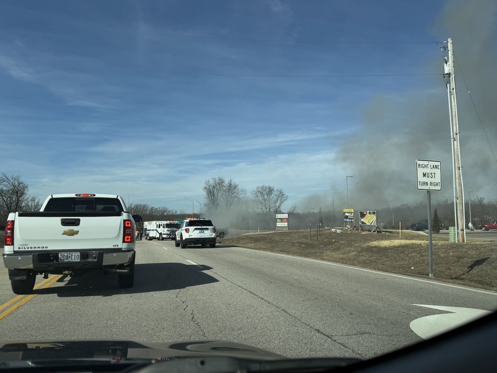 Pickup Truck Catches Fire Near KK Roundabout | Lake of the Ozarks News ...