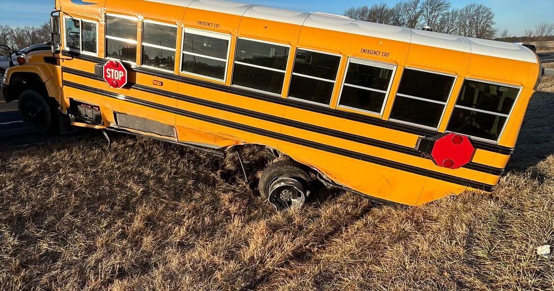 School Bus & Car Crash, Injuring Two In Montgomery County | Crashes ...