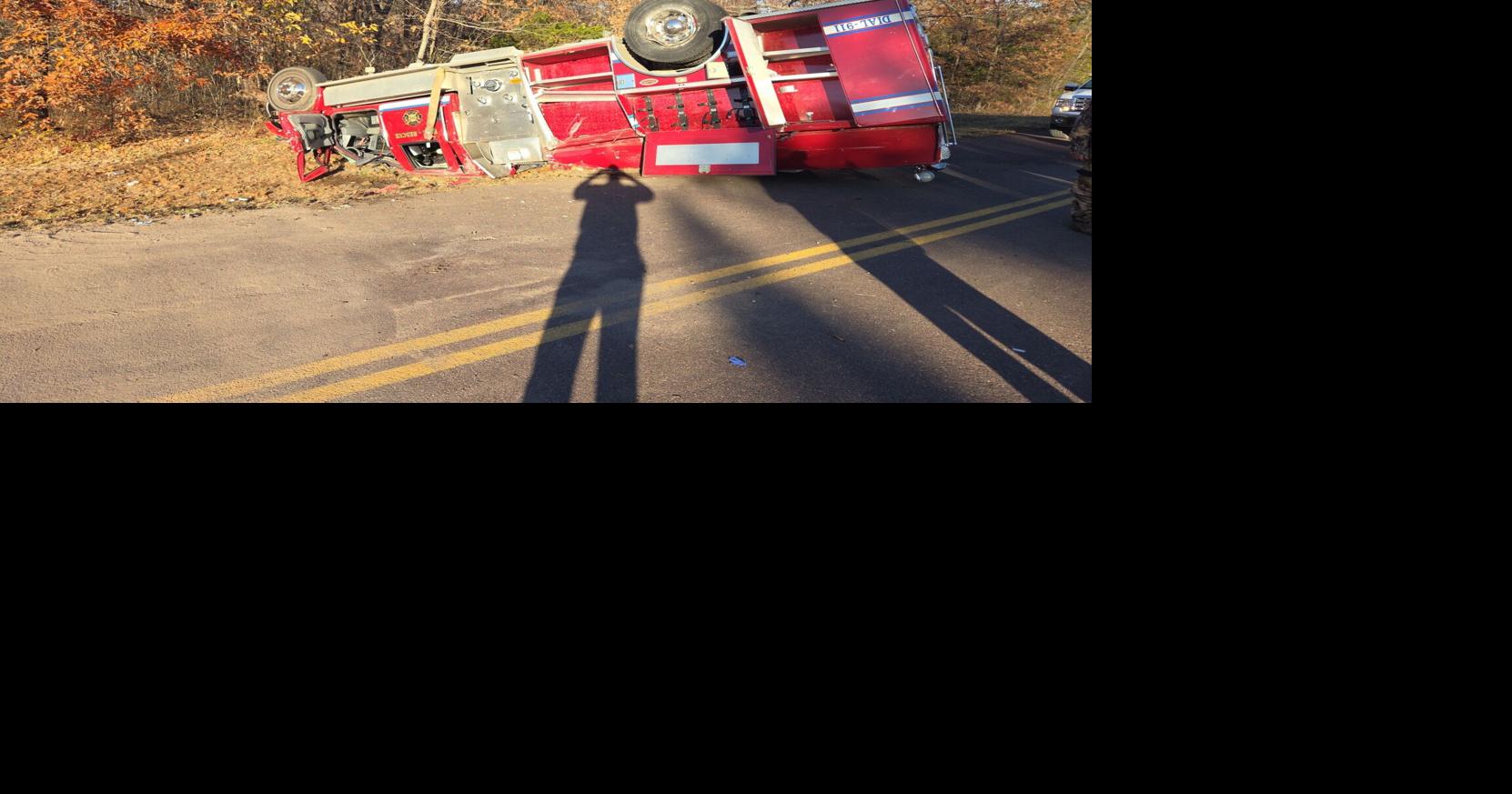 Lake Area Fire Truck Overturns, Firefighters Injured | Crashes ...