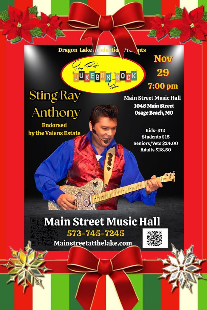 Sting Ray Anthony @ Main Street Music Hall | Live Music & Entertainment ...
