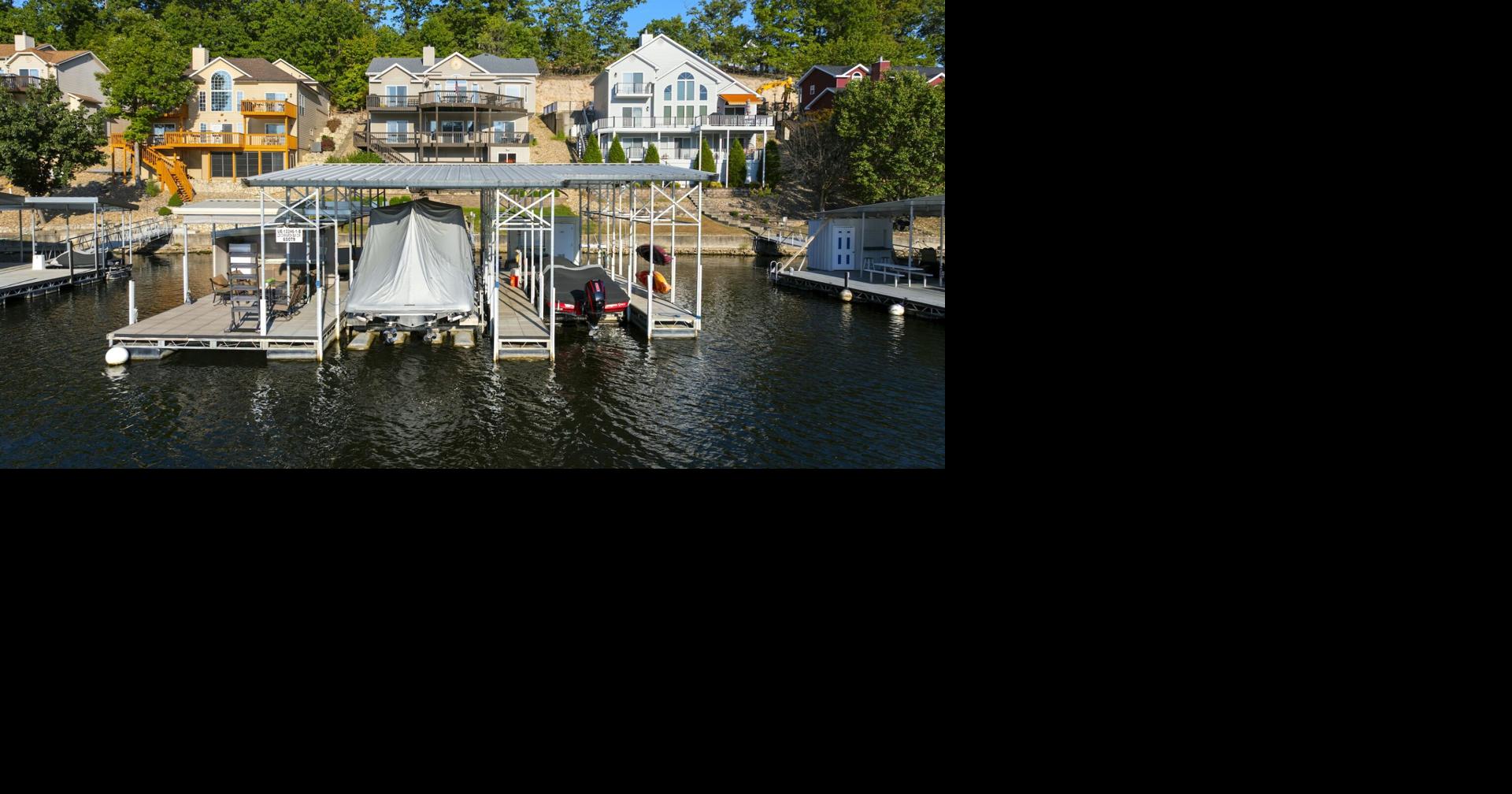 Decks, Docks, & Main Channel Views Await At This 4-Bed, 4-Bath Lake ...
