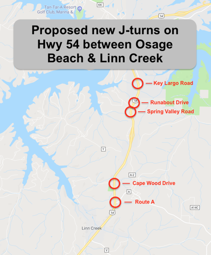 Will Changes On Hwy 54 Help Safety & Traffic Flow? MoDOT Needs ...