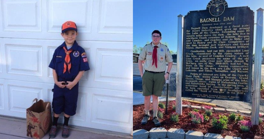Boy Scout Louis Freeman Revitalizes Lake Ozark Landmark, Earns New Rank ...
