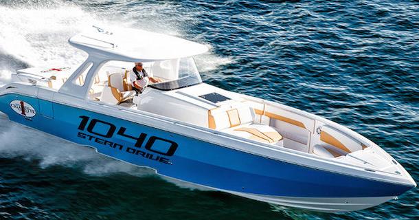Cigarette unveils new 41' stern drive center console | Lake of the ...