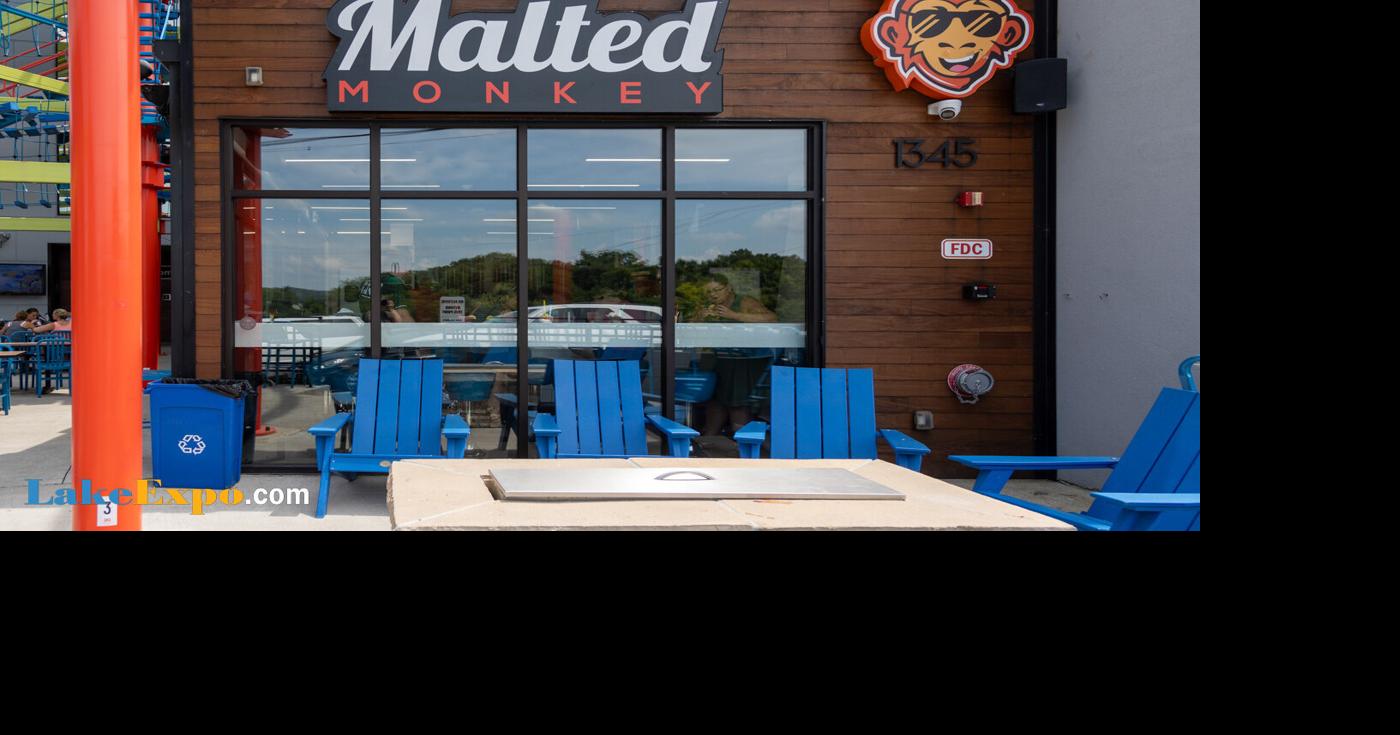 High-Flying Burgers, Fries and Shakes At The Lake! Malted Monkey Swings ...