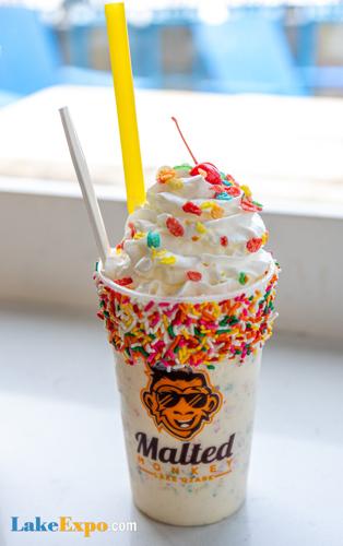 High-Flying Burgers, Fries and Shakes At The Lake! Malted Monkey Swings ...