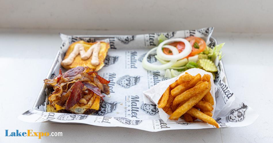 High-Flying Burgers, Fries and Shakes At The Lake! Malted Monkey Swings ...