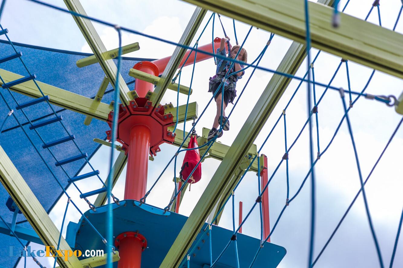 High-Flying Burgers, Fries and Shakes At The Lake! Malted Monkey Swings ...