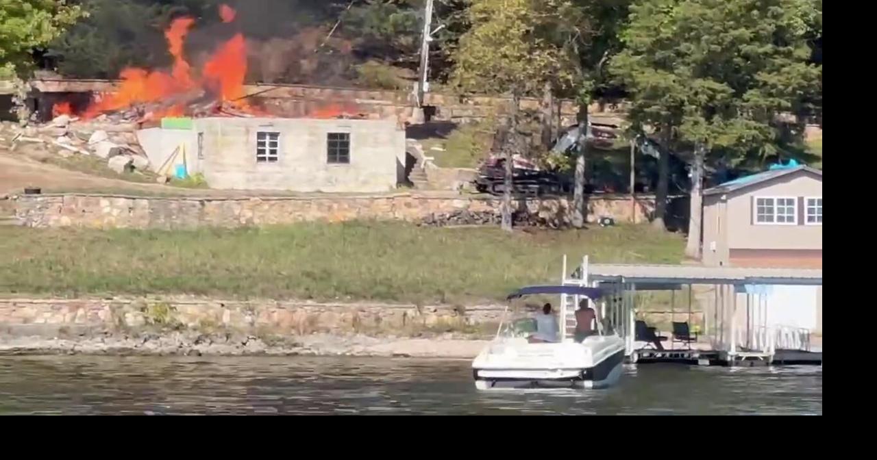 Fire On The Gravois Arm: Burning Brush Spreads, Torching Vacant Home ...