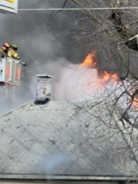 Large House Fire In Eldon; Firefighters Battle Cold, Ice, & Flames ...