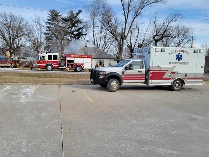 Large House Fire In Eldon; Firefighters Battle Cold, Ice, & Flames ...