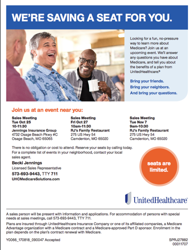 United Healthcare Medicare Meeting | Upcoming Events | lakeexpo.com