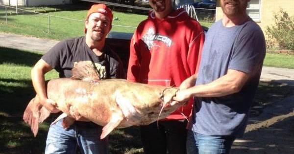 Kansas City Fisherman Sets New State Record With 100-lb Catfish | Lake ...