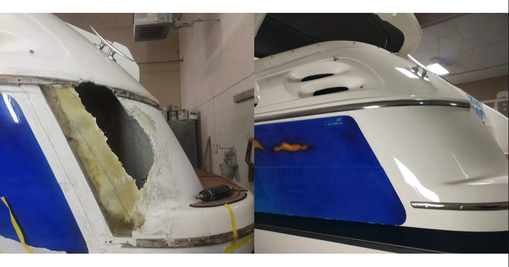Beat-Up Boat Hull? Big Boys Fiberglass Gets It Ready For Another Summer ...