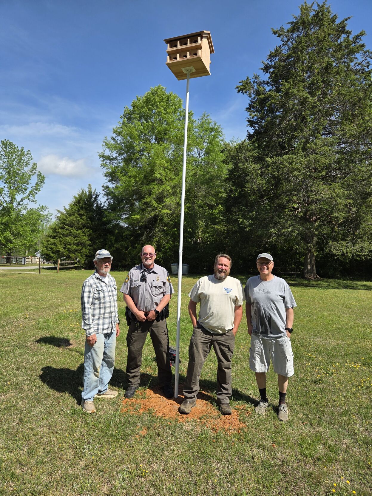 Friends of Medoc Mountain install birdhouses | News | lakegastongazette ...