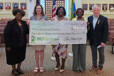 Treasurer Folwell Visits Durham County with an Unclaimed Cash Check in ...