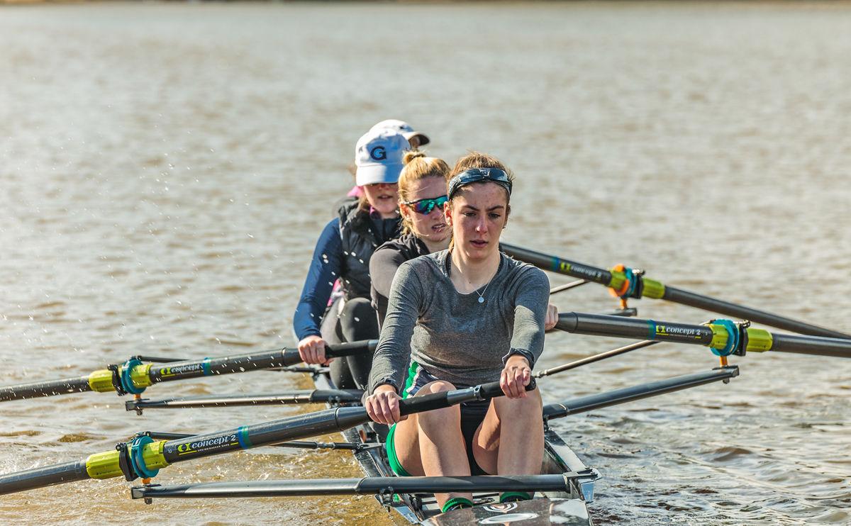Georgetown women’s rowing team trains on Lake Gaston | News ...