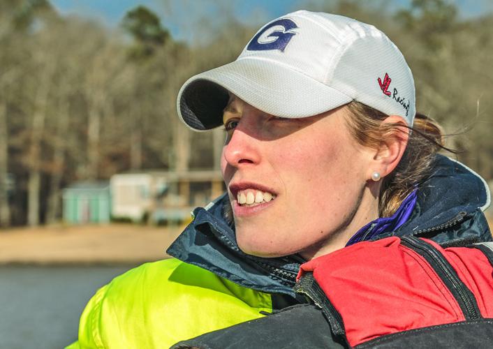 Georgetown women’s rowing team trains on Lake Gaston | News ...
