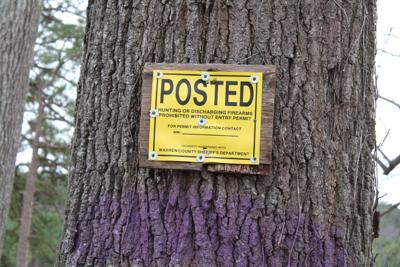 Warren County commissioners discuss whether ‘Posted’ signs or purple ...