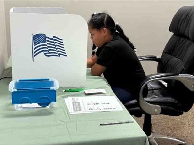 Some 350 Warren County students participate in Kids Voting program ...