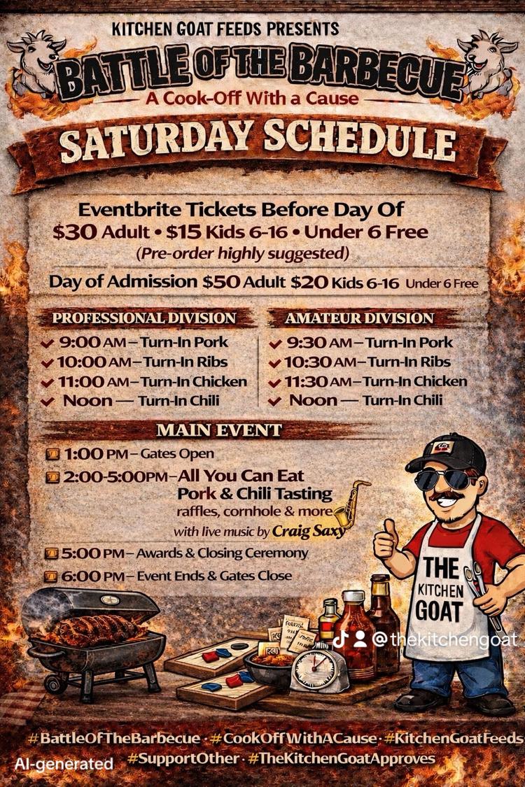 The Battle of the Barbecue comes to the Lions Club on Friday and ...