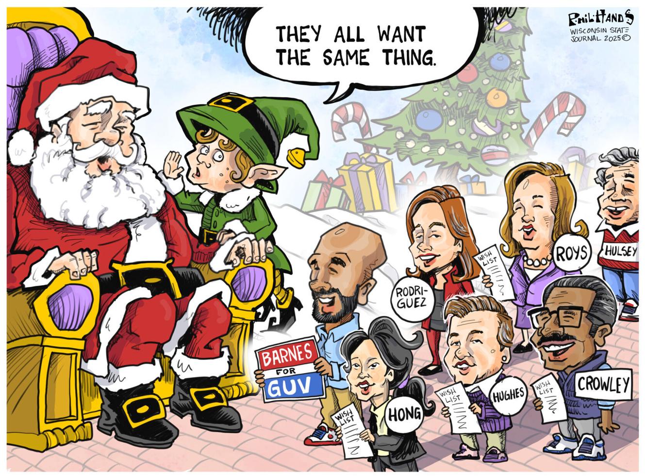 Phil Hands' festive collection of holiday cartoons