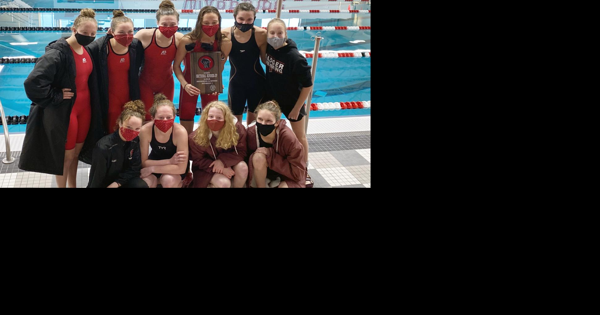 Badger swim team takes second at sectionals, four swimmers move on to state