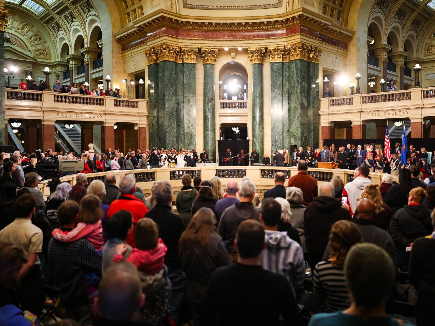 Photos from the Martin Luther King Jr. tribute in Madison Monday