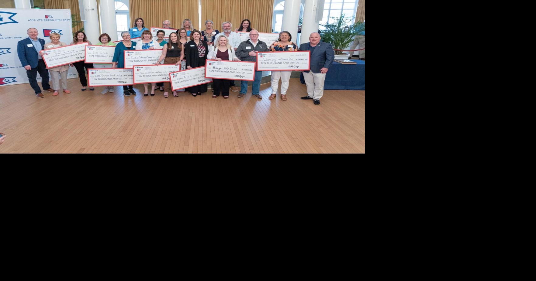 Gage Marine celebrates 150th anniversary, donates $10K apiece to 15 ...