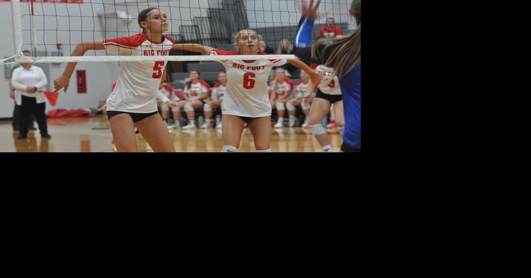 Big Foot volleyball defeats Evansville in competitive and thrilling 5 ...