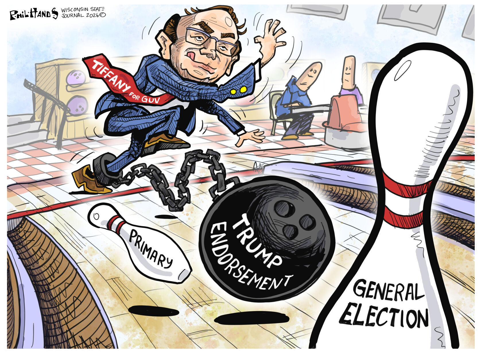 Get caught up with Phil Hands’ editorial cartoons