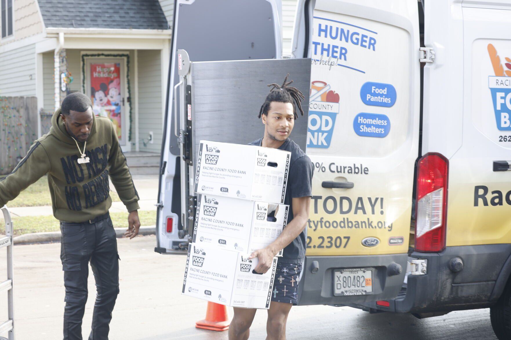 Photos of the Bray Cupboard food pantry that opens Tuesday